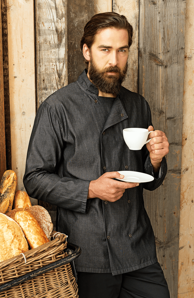 Bluza kucharska Denim PW660 - Premier | Odzież gastronomiczna \ Bluzy ...